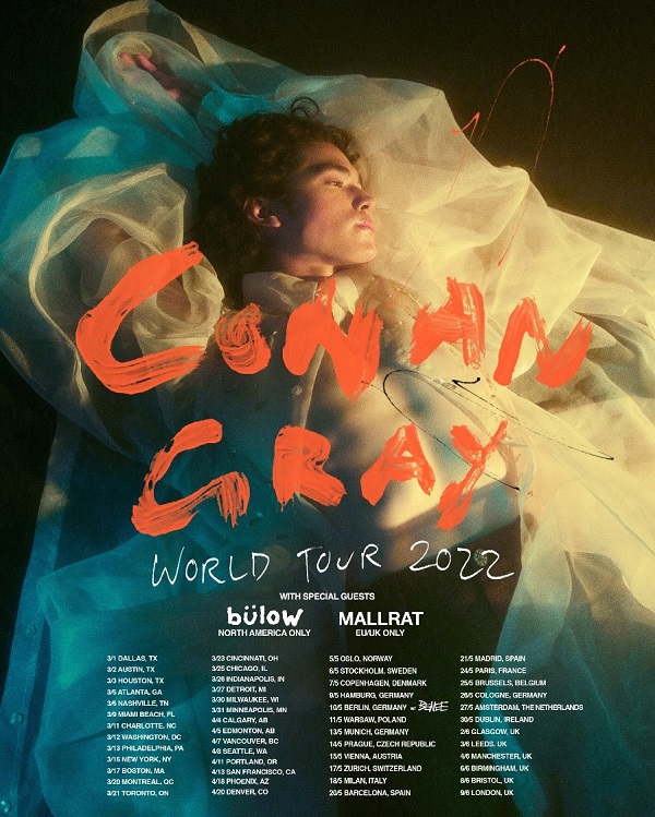 Conan Gray Announces Summer UK And Ireland Shows For World Tour 2022 ...